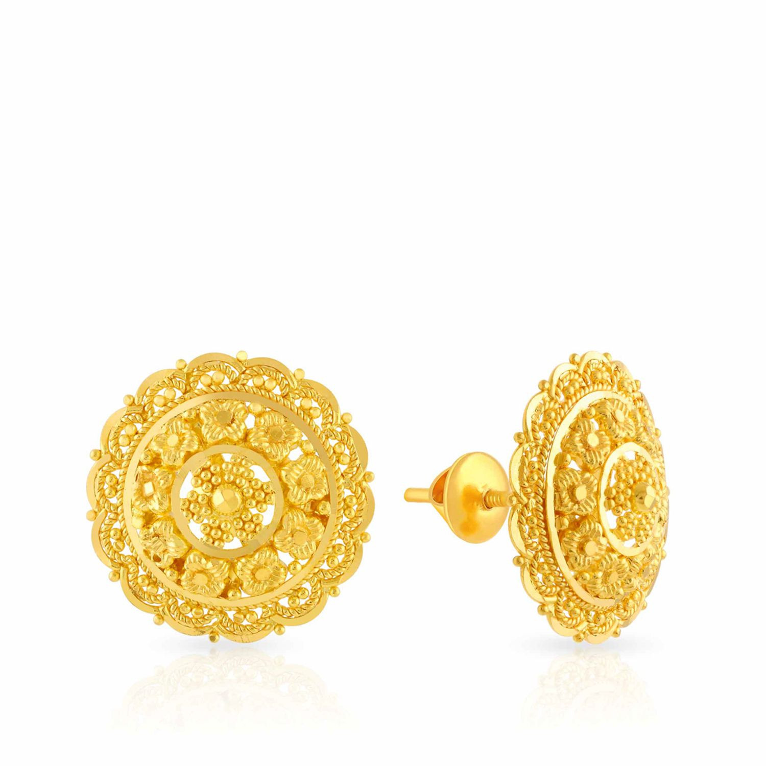 Buy Malabar Gold Earring Eg294394 For Women Online Malabar Gold