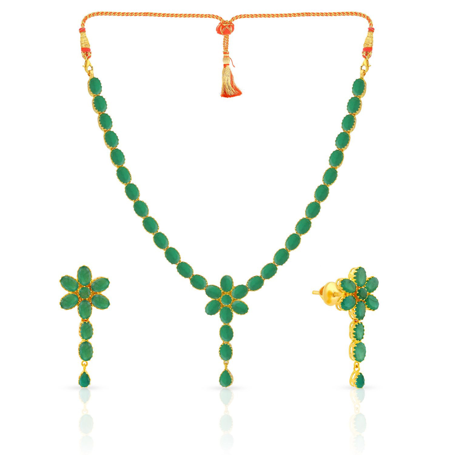 Precia Gemstone Necklace Set NK059604