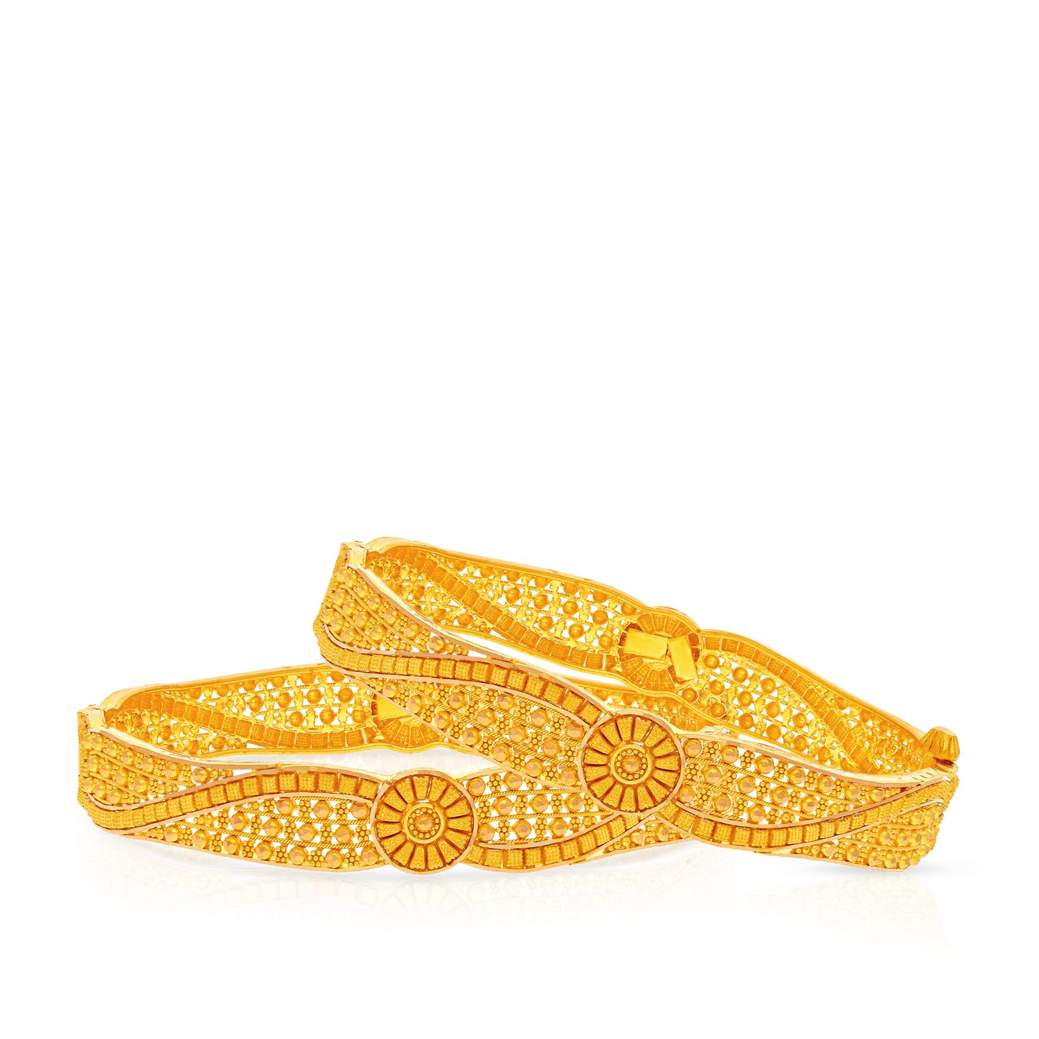 Buy Malabar Gold Bangle Set BSBNCOS15022 US for Women Online Malabar Gold Diamonds