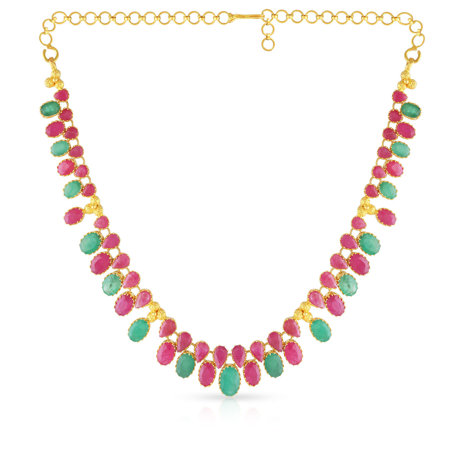 Buy Precia Gold Necklace NK072571 for Women Online Malabar Gold Diamonds